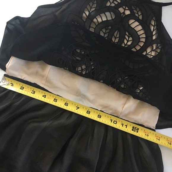 The Impeccable Pig | Dresses | The Impecable Pig Black Chiffon Dress ...